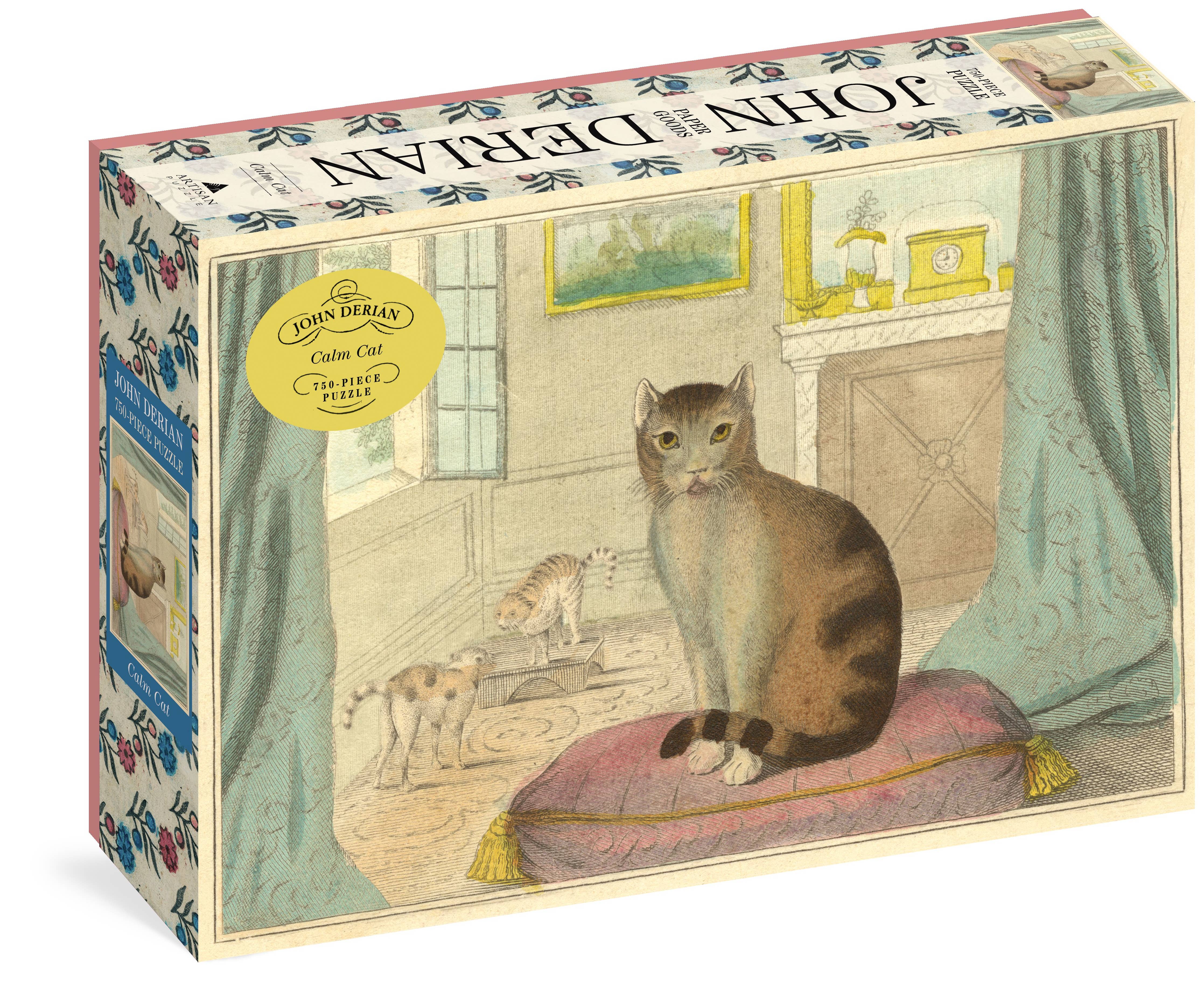 John Derian Paper Goods: Calm Cat 750-Piece Puzzle – Stomping Grounds