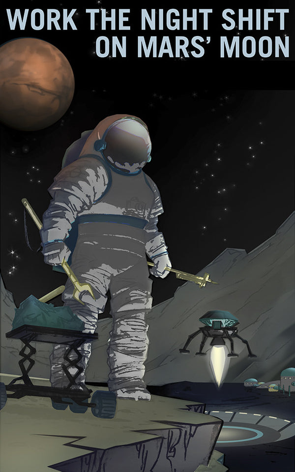 Mars Explorers - Work The Night Shift on Mars' Moon – Stomping Grounds
